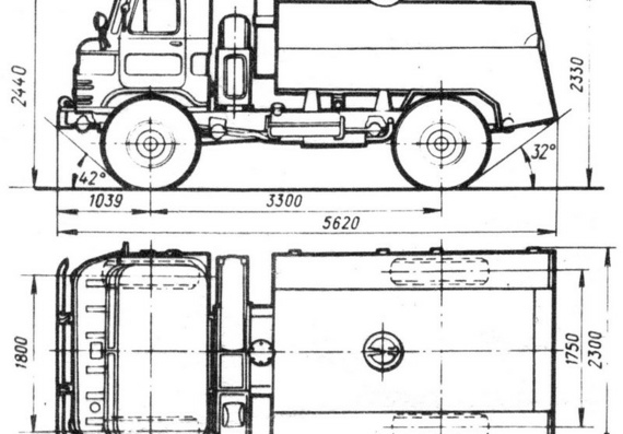 Габаритные размеры газ 66: Размеры кузова GAZ 66 - Таблицы размеров